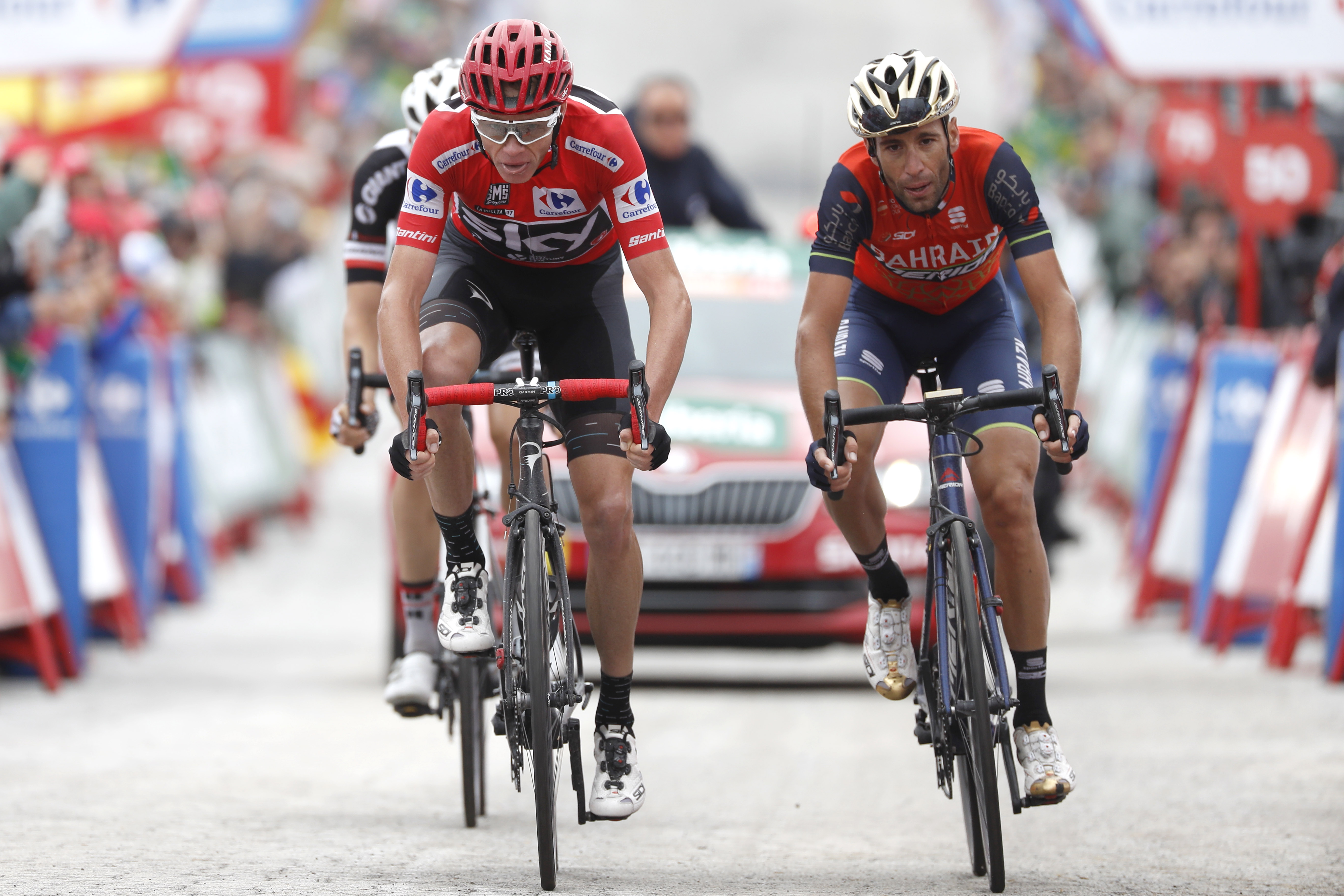 froome-nibali-vuelta-españa-2017-11ª-etapa. - Zikloland