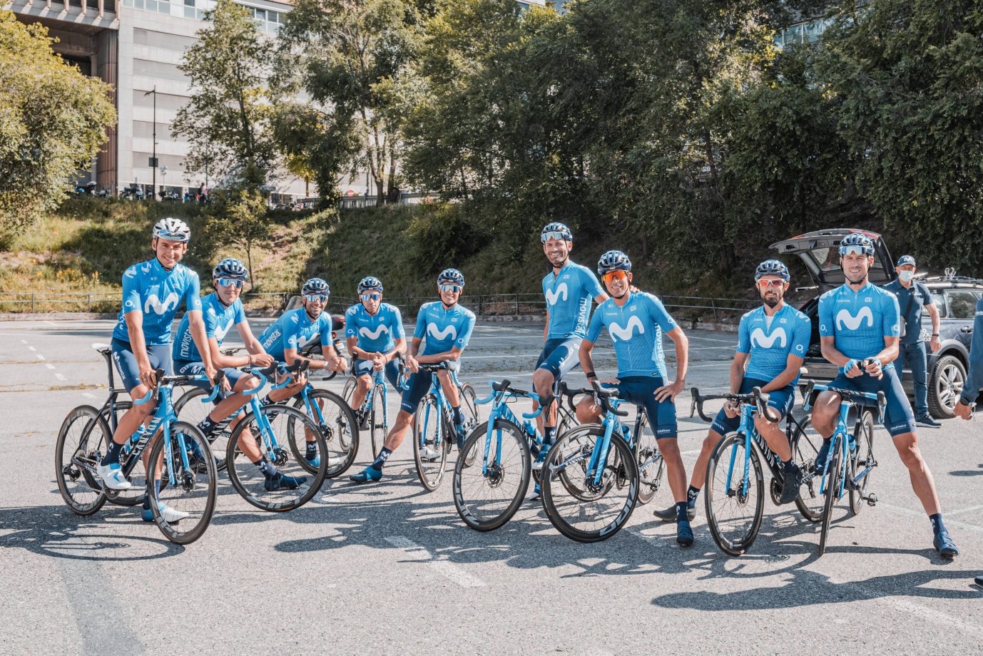 Movistar Team, concentrado en Pamplona y Pirineos - Zikloland