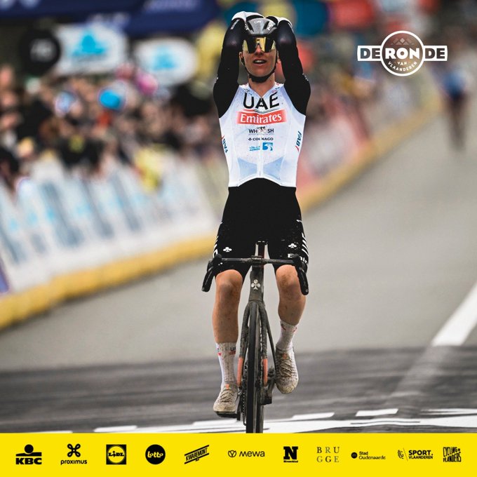 Tour de Flandes: Tadej Pogacar aplasta a todos sus rivales - Zikloland Tour de Flandes: Tadej Pogacar aplasta a todos sus rivales - Zikloland